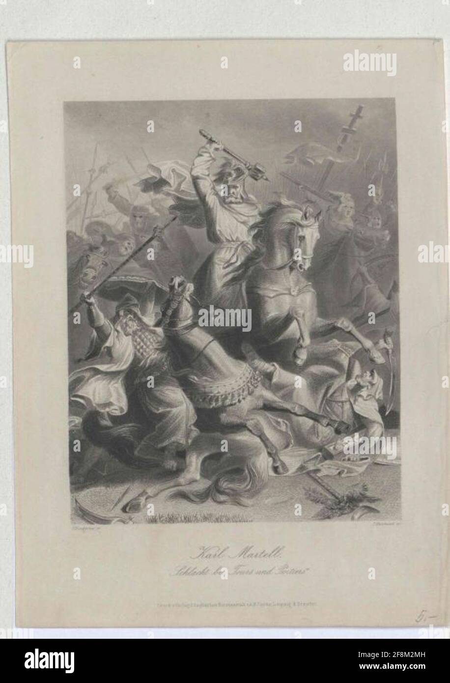 Karl Martell, Majordom of Franconia Stock Photo - Alamy