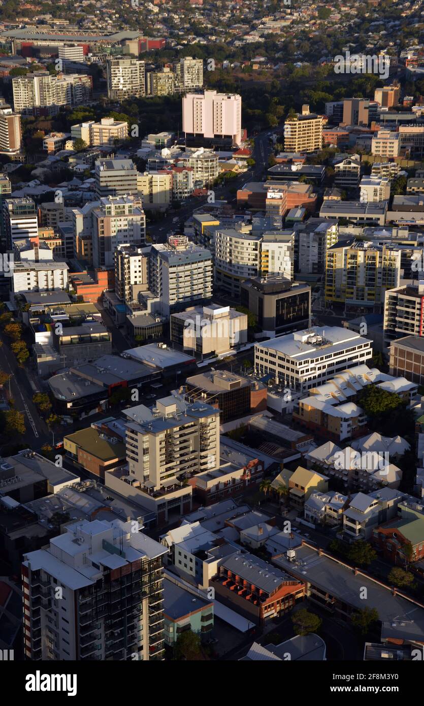 Aerial view of a beautiful Brisbane Stock Photo - Alamy