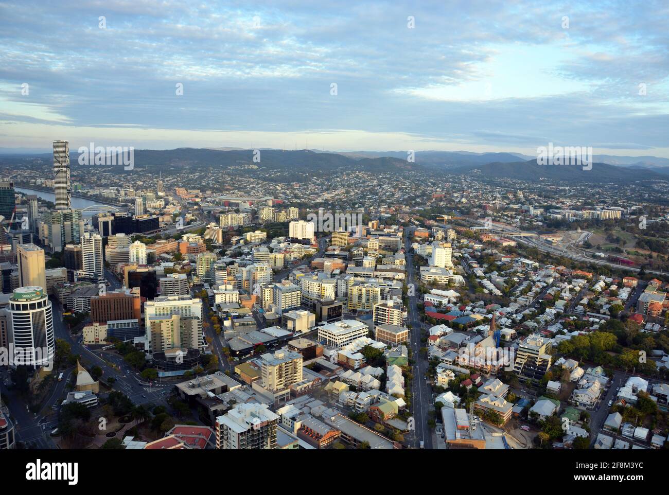 Aerial view of a beautiful Brisbane Stock Photo - Alamy