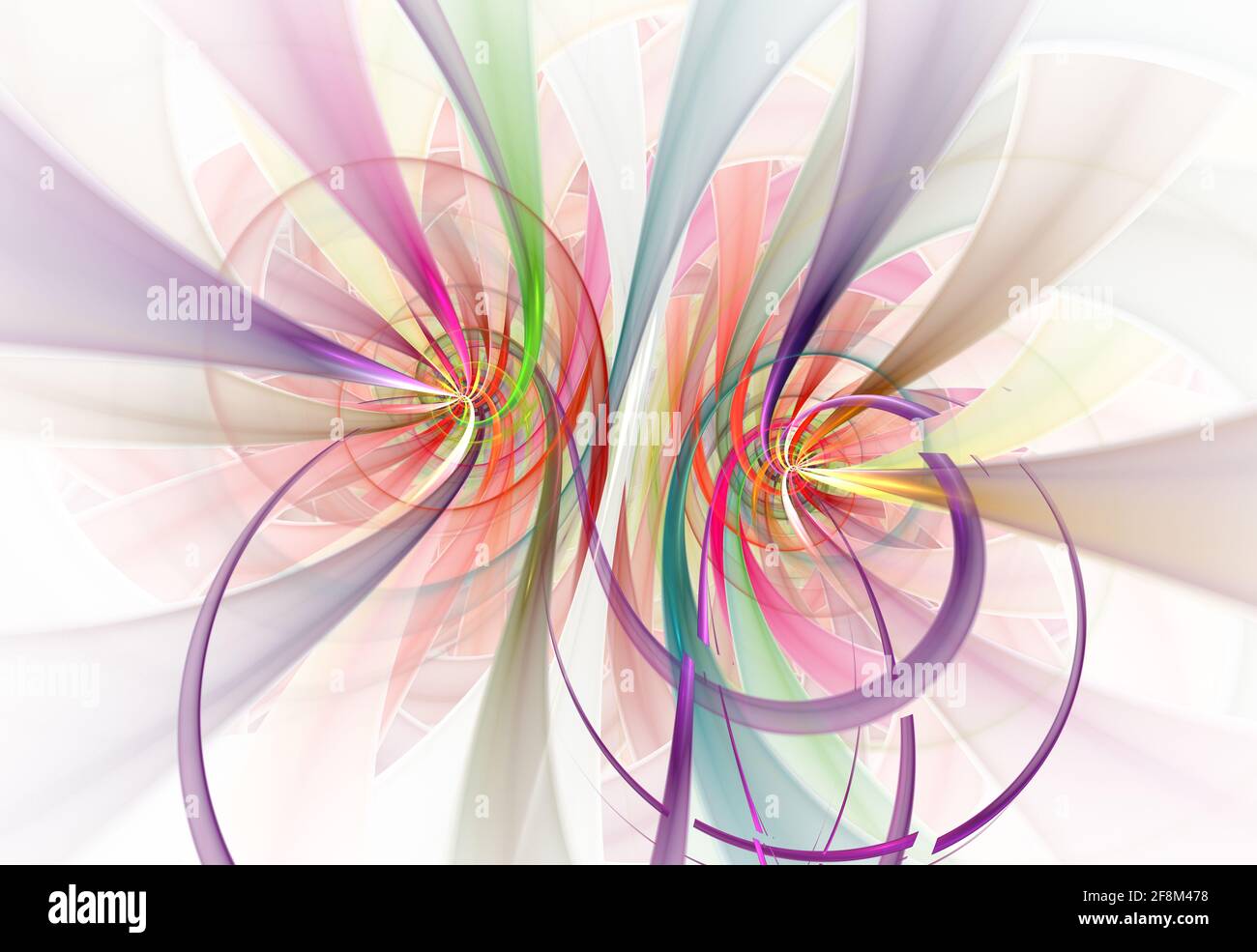 Abstract Ribbons Design