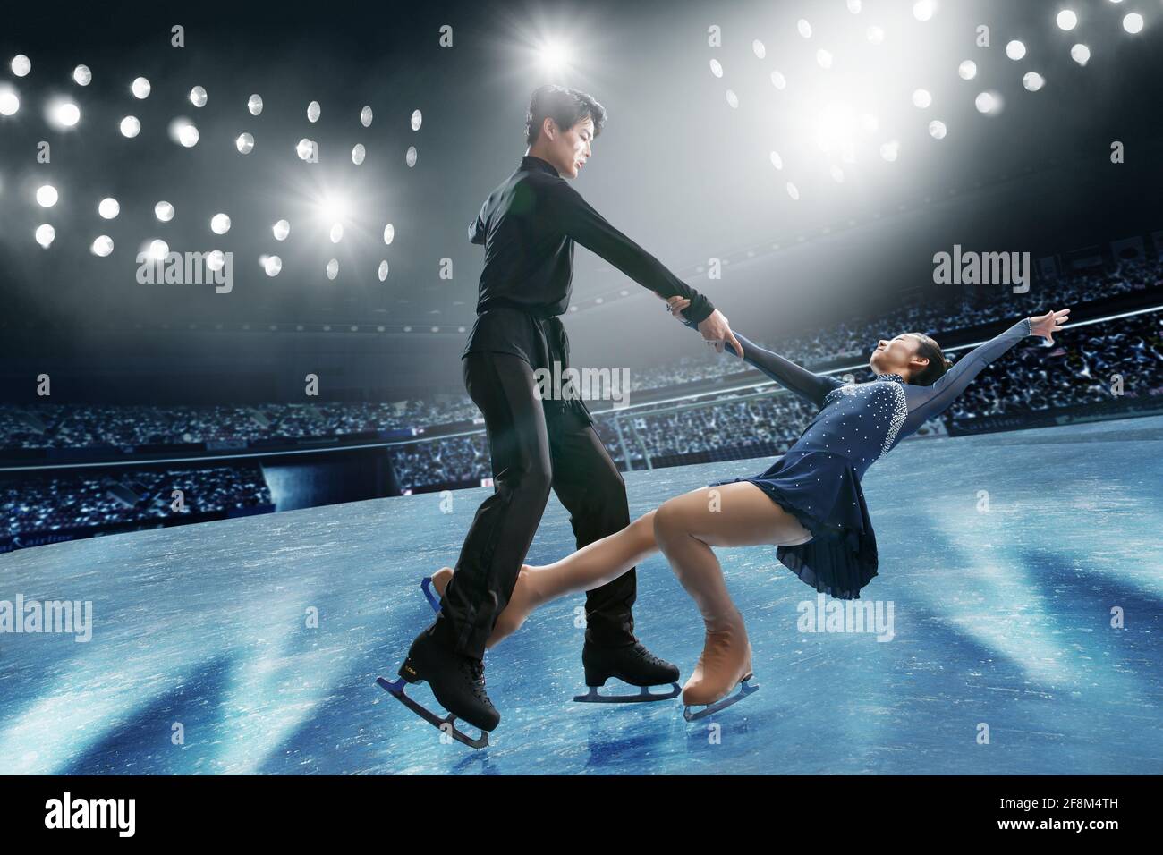 Figure skating feet hi-res stock photography and images - Alamy
