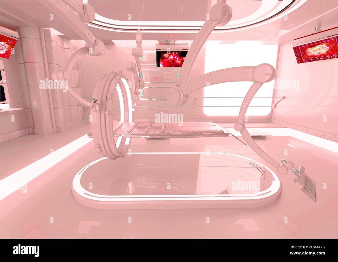 futuristic surgery room, 3d illustration Stock Photo - Alamy