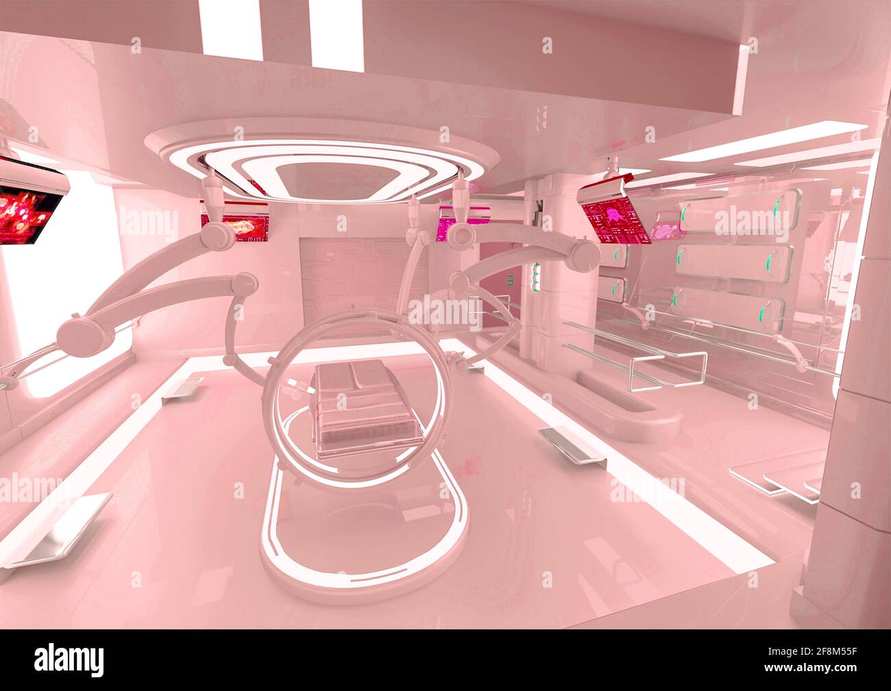 futuristic surgery room, 3d illustration Stock Photo - Alamy