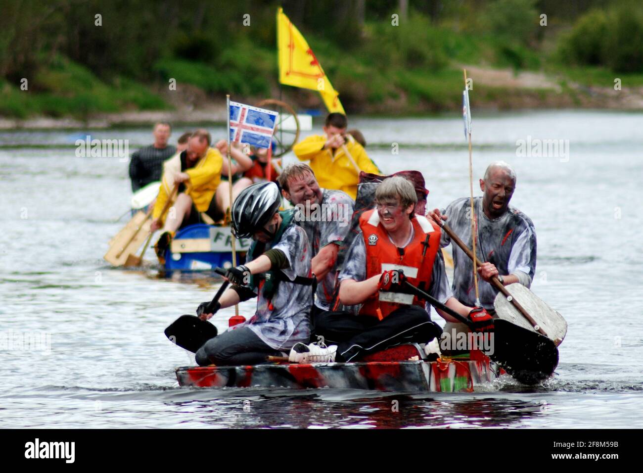 River raft race hi-res stock photography and images - Alamy