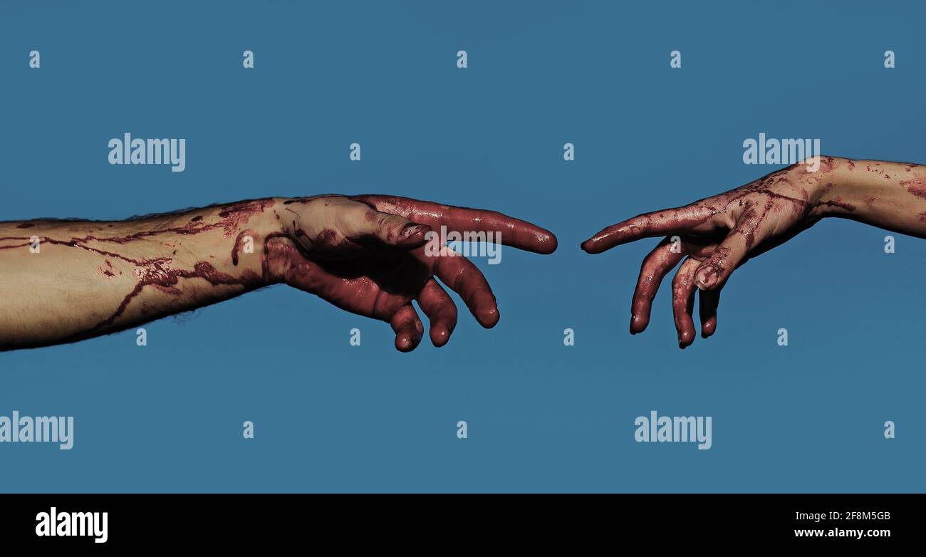 Bloody wounds hi-res stock photography and images - Alamy