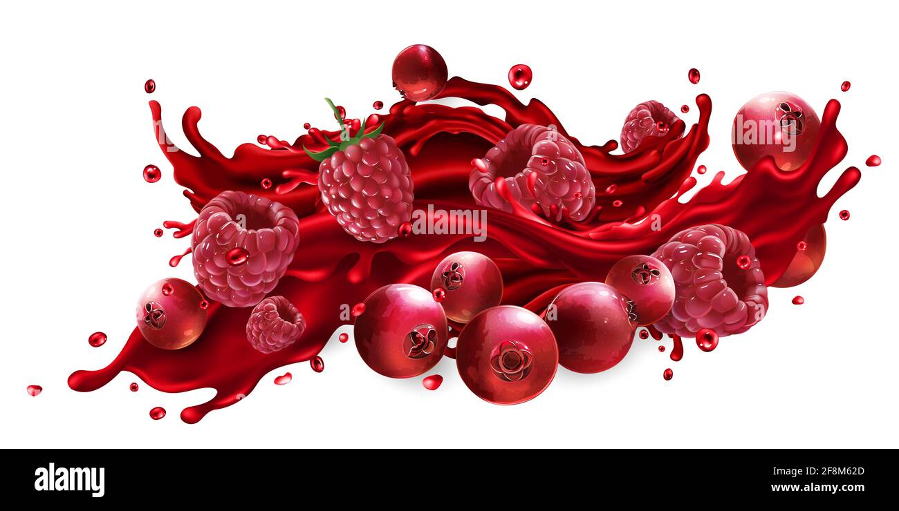 Cranberry splash hi-res stock photography and images - Alamy