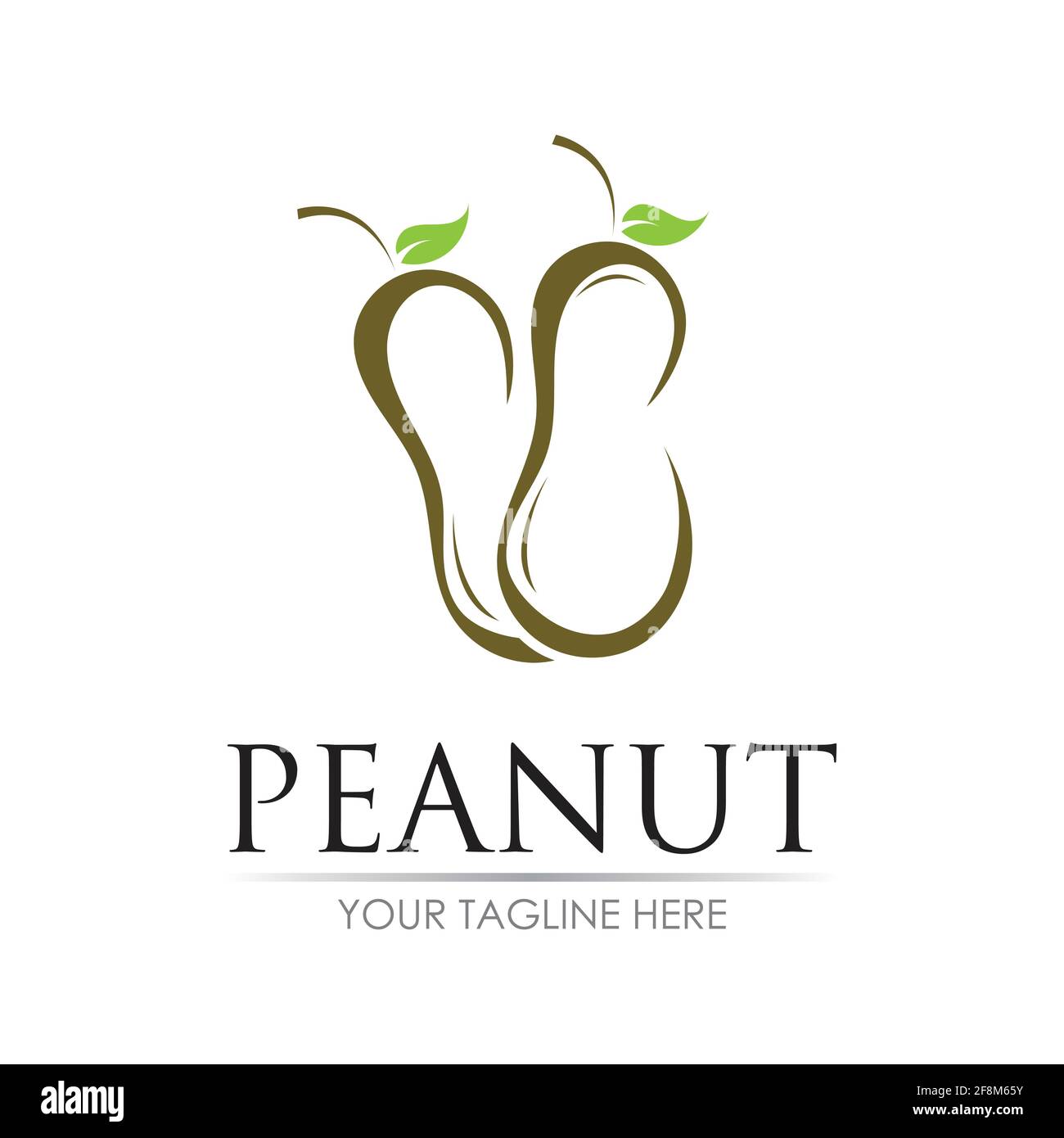 peanut logo vector illustration design template Stock Vector Image ...