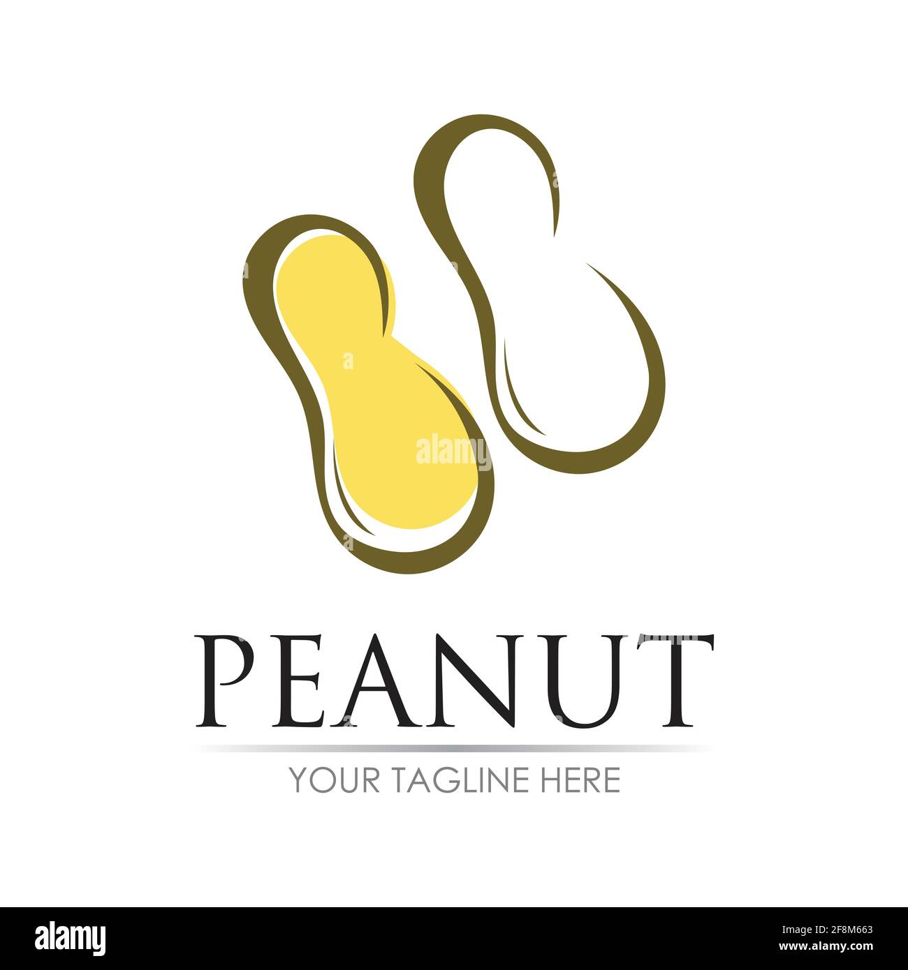 peanut logo vector illustration design template Stock Vector Image ...