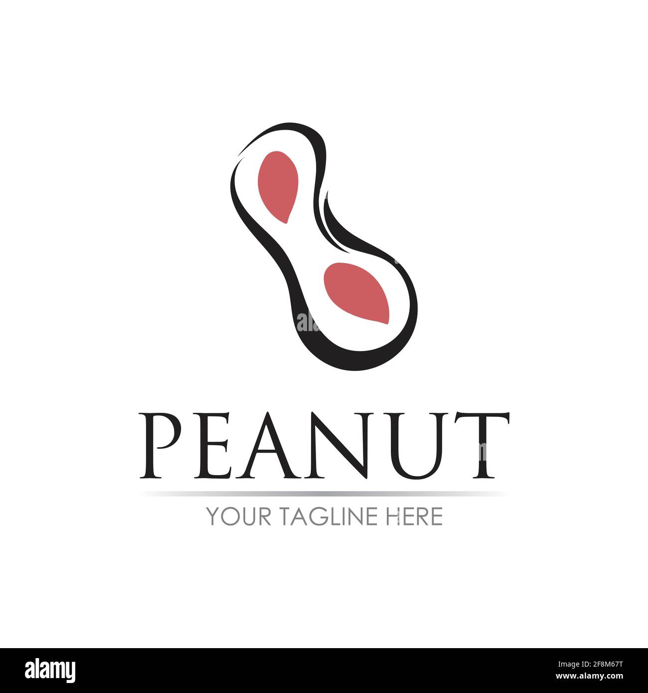 peanut logo vector illustration design template Stock Vector Image ...