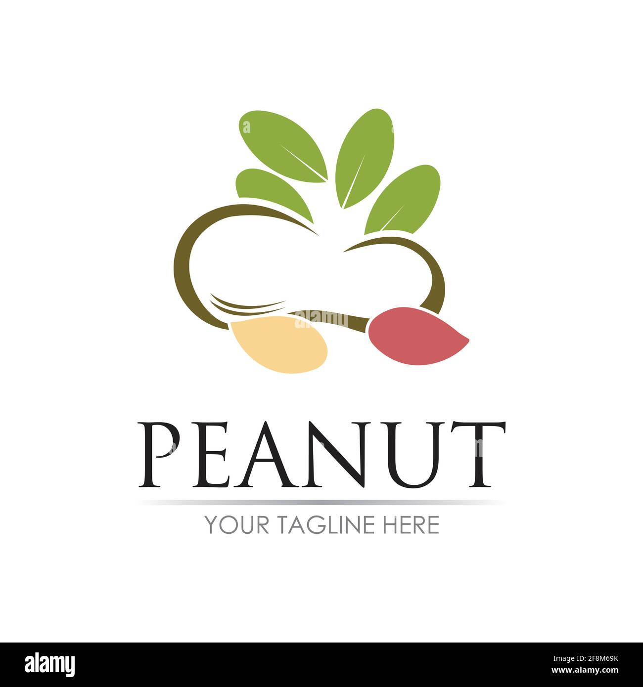 peanut logo vector illustration design template Stock Vector Image ...