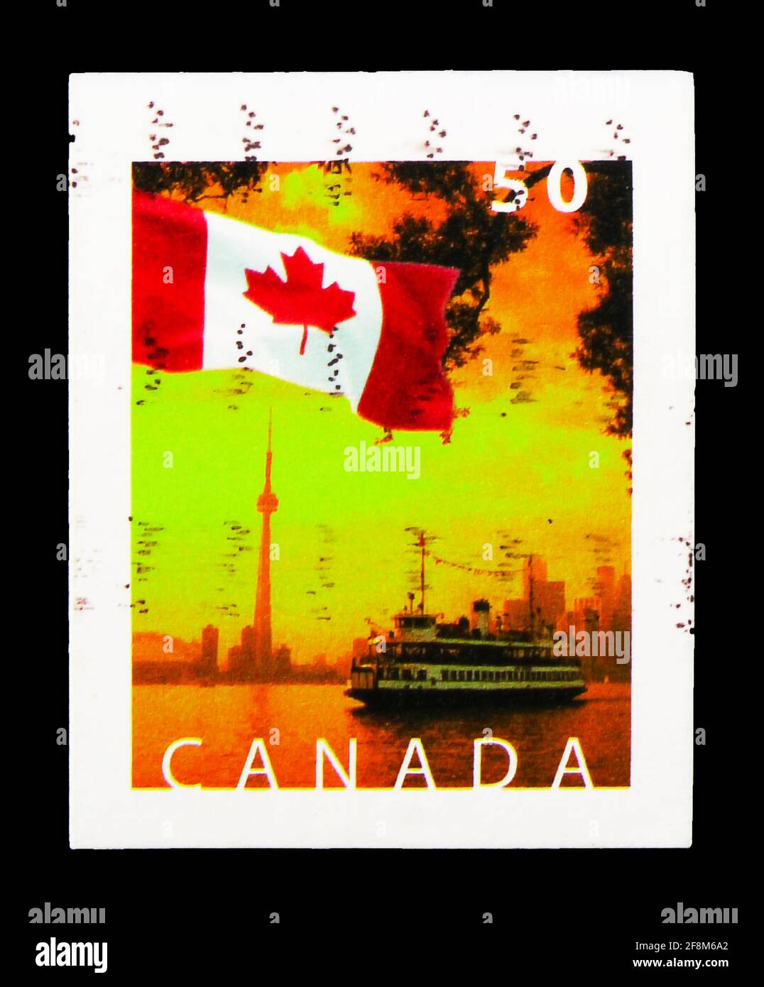 Canada flag old postage stamp hi-res stock photography and images - Alamy