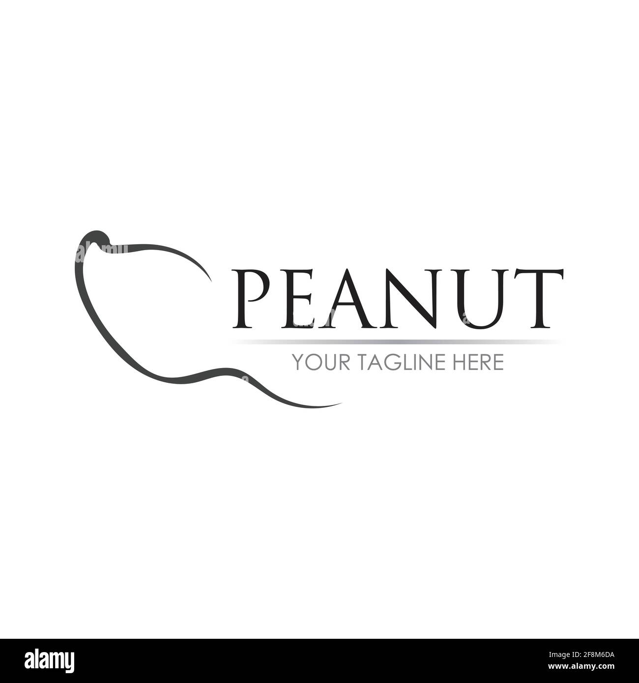 peanut logo vector illustration design template Stock Vector Image ...