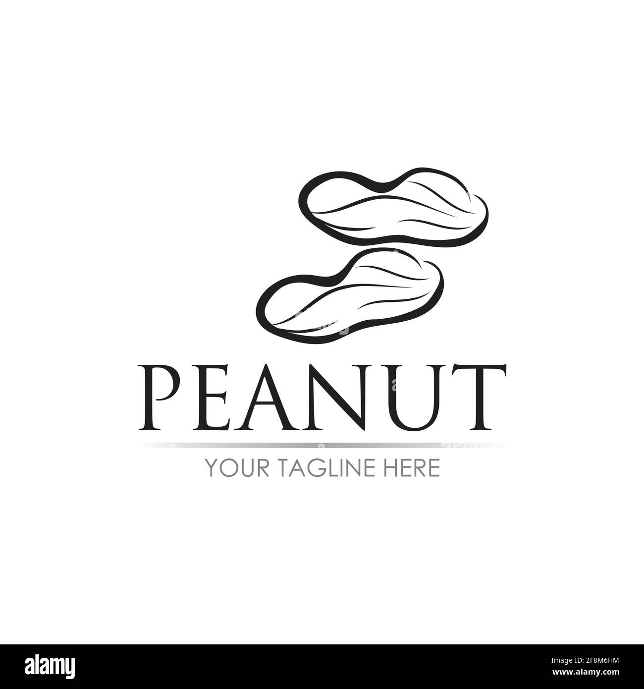 peanut logo vector illustration design template Stock Vector Image ...