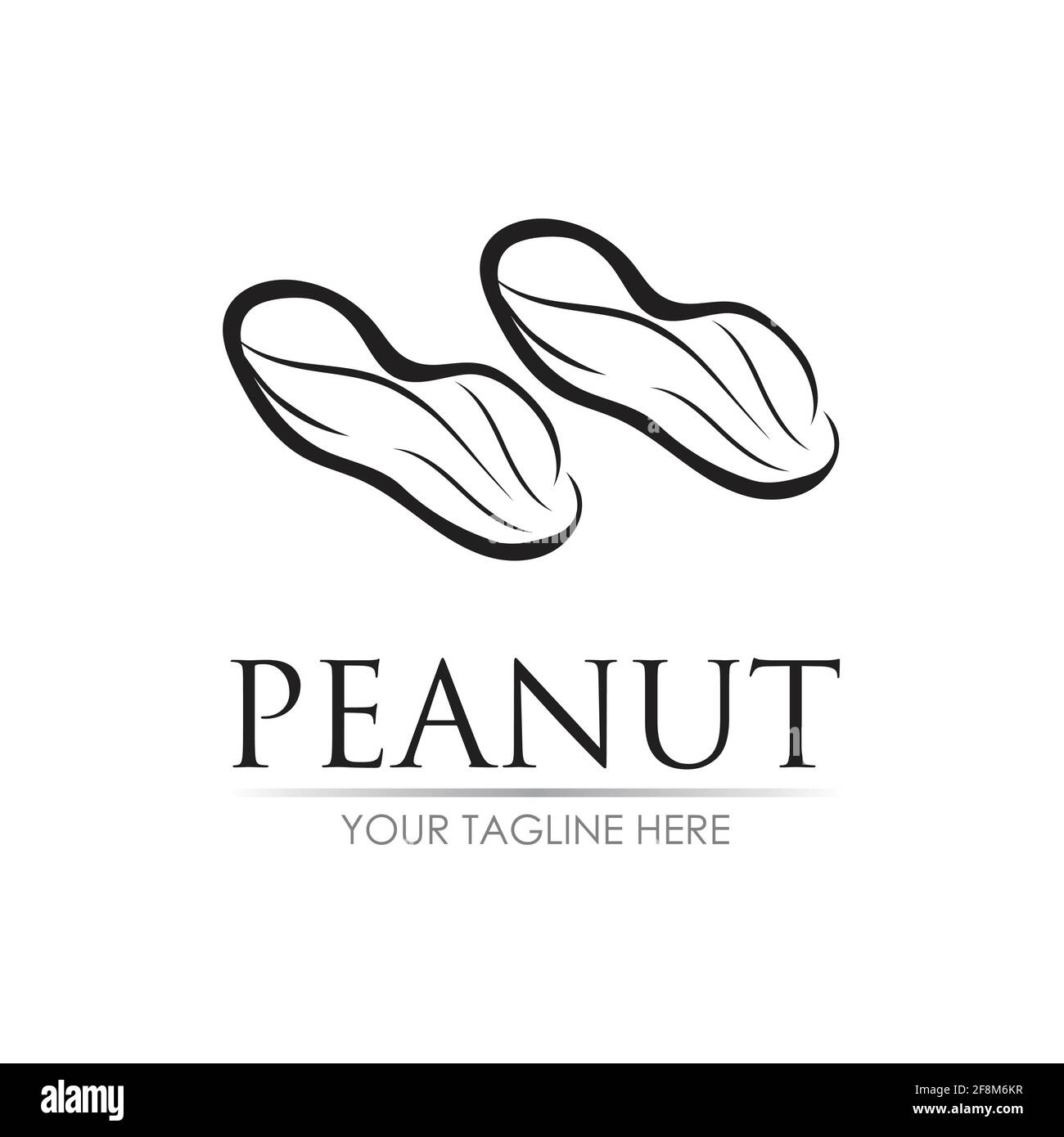 peanut logo vector illustration design template Stock Vector Image ...