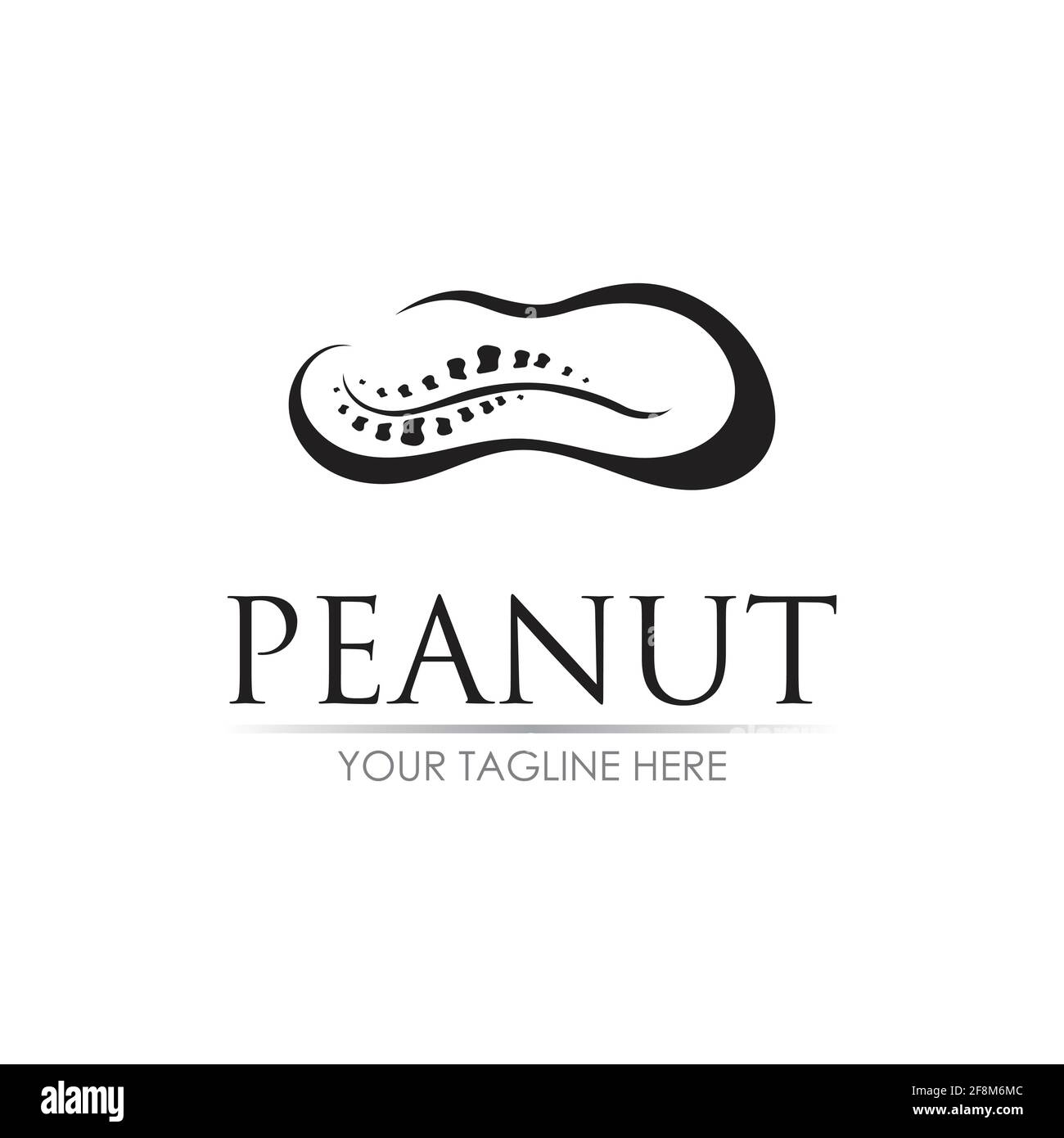 peanut logo vector illustration design template Stock Vector Image ...