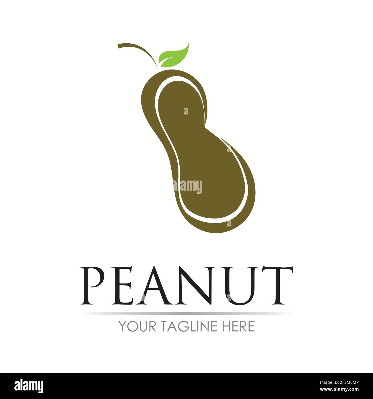 peanut logo vector illustration design template Stock Vector Image ...