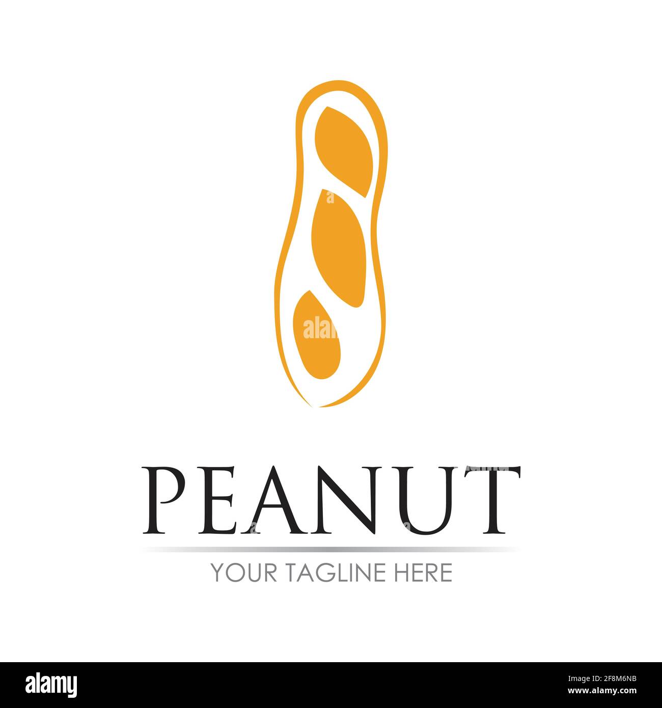 peanut logo vector illustration design template Stock Vector Image ...