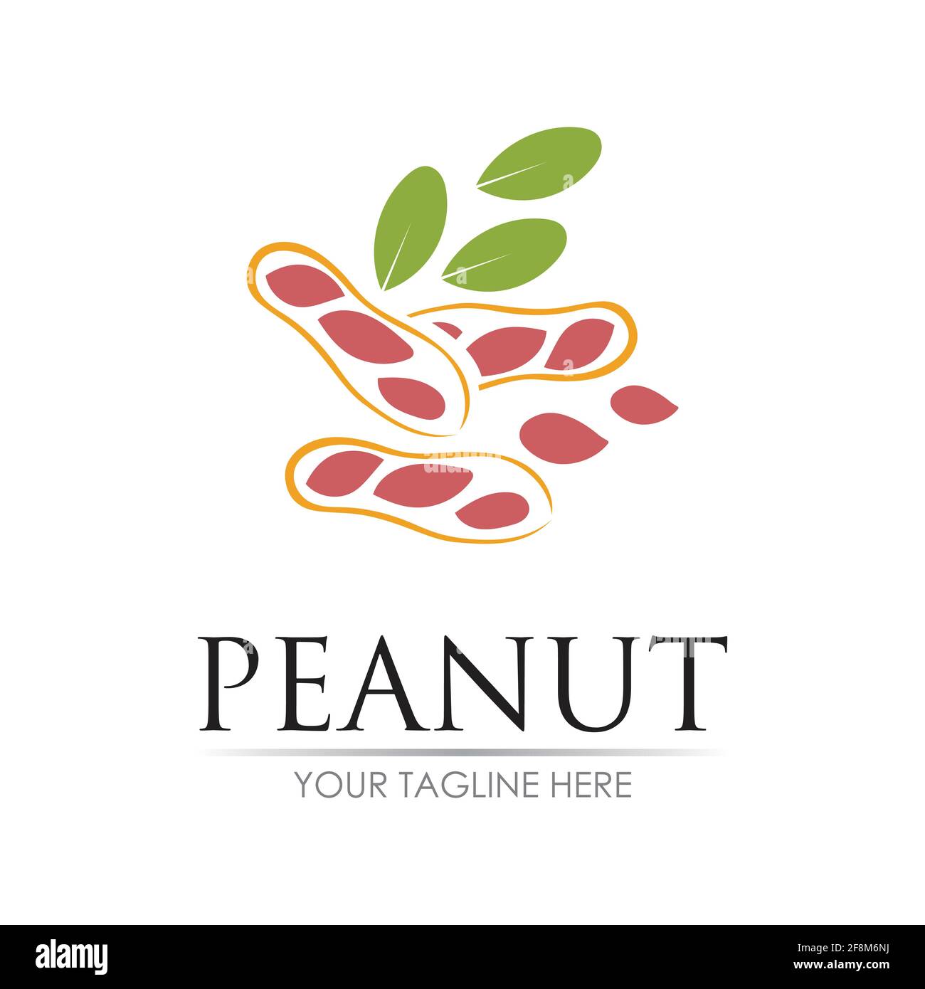 peanut logo vector illustration design template Stock Vector Image ...