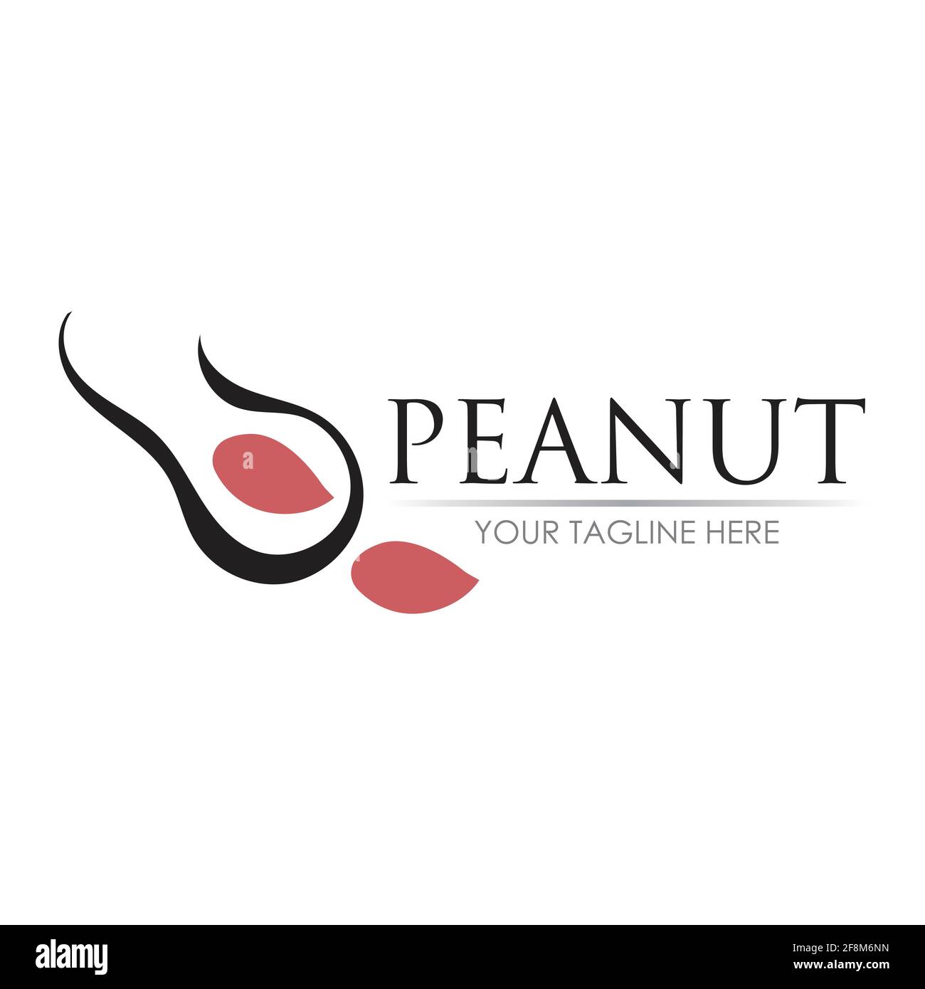 peanut logo vector illustration design template Stock Vector Image ...