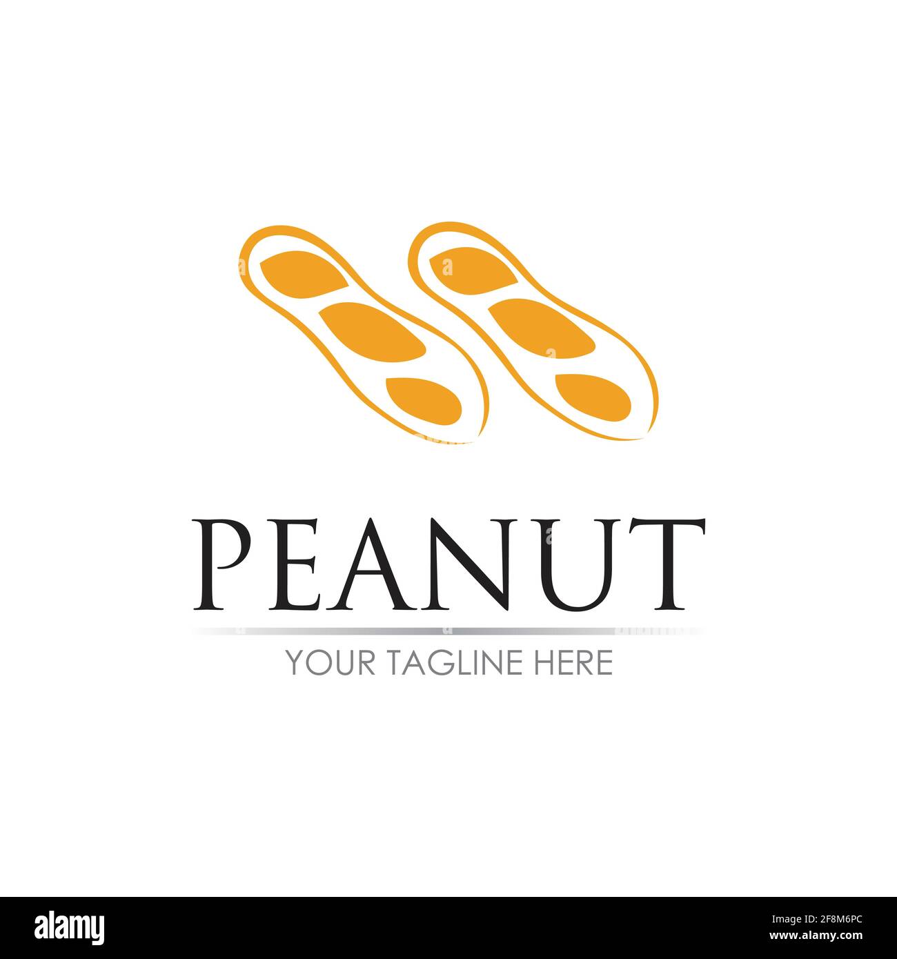 peanut logo vector illustration design template Stock Vector Image ...