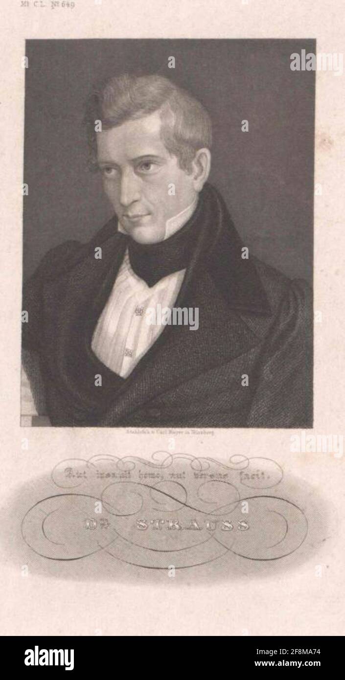 David friedrich strauss hi-res stock photography and images - Alamy