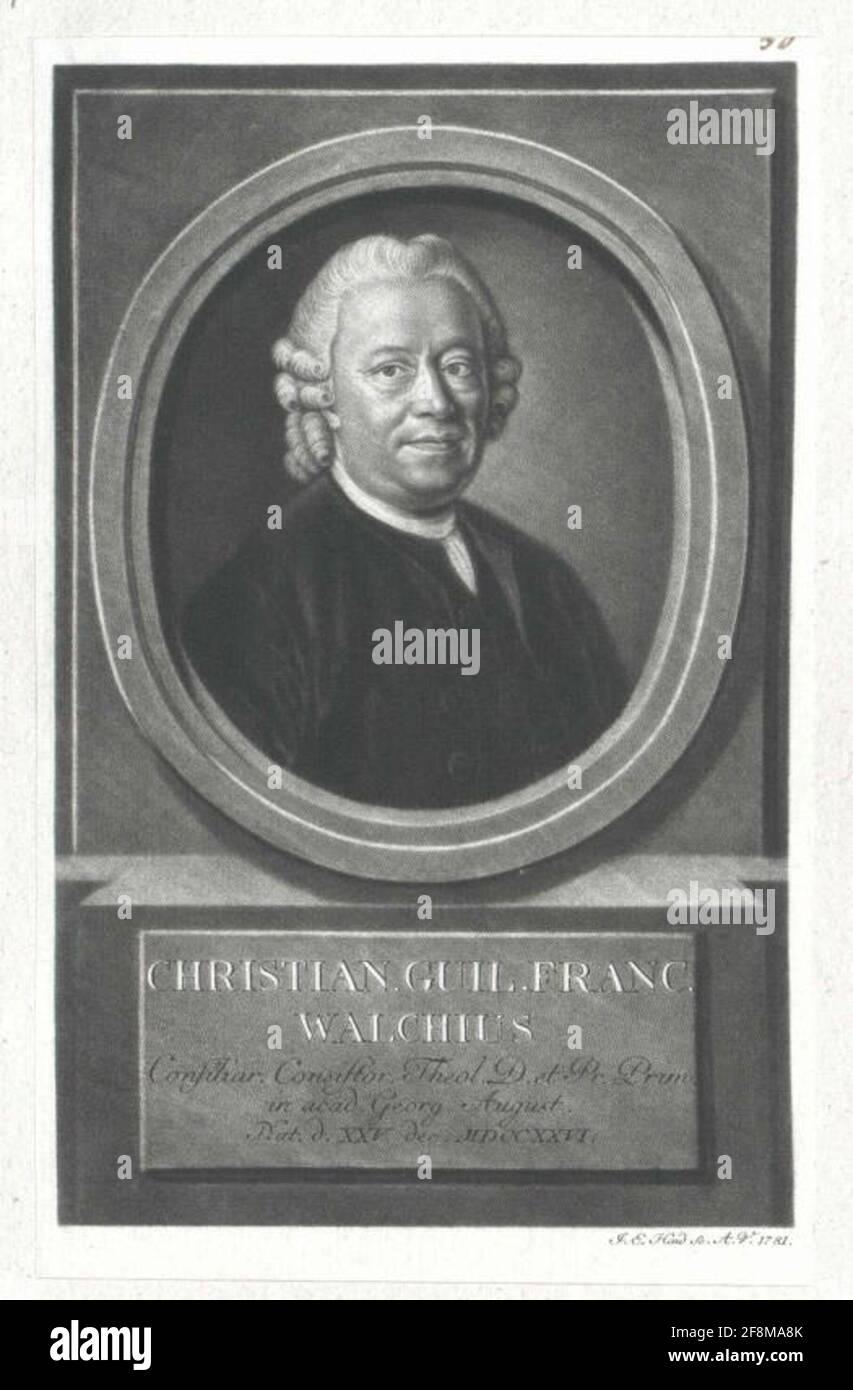 Walch, Christian Wilhelm Franz Stock Photo - Alamy