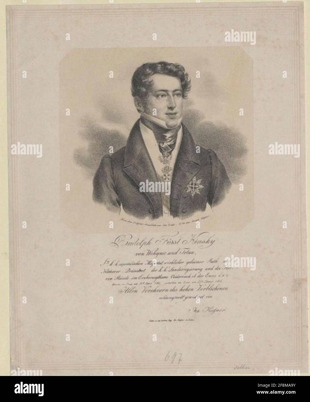 Kinsky, Rudolf Prince Stock Photo - Alamy