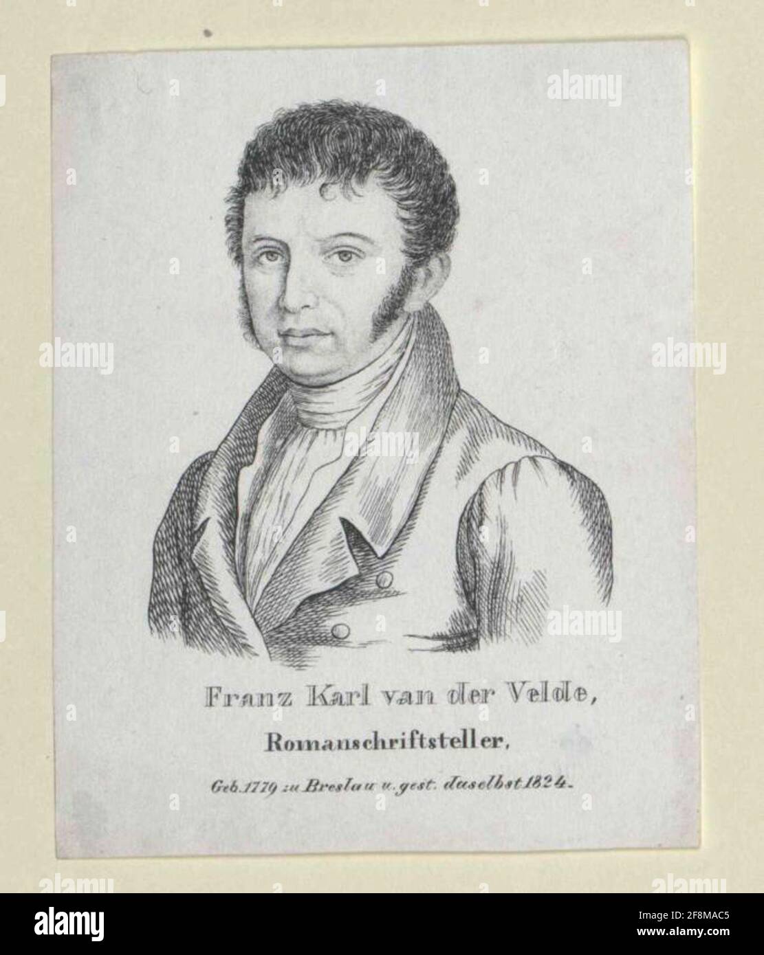 Velde, Karl Franz van der Stock Photo - Alamy
