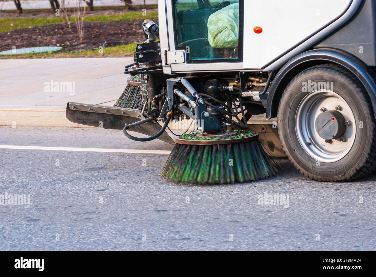 Mechanical Road Sweeper High Resolution Stock Photography and Images ...