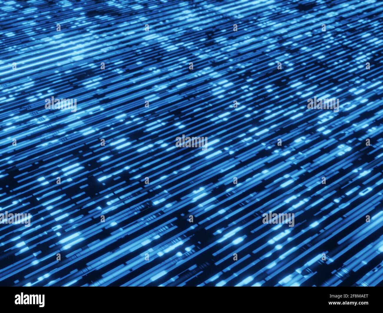 Illustration of abstract circuit board background with glowing blue ...