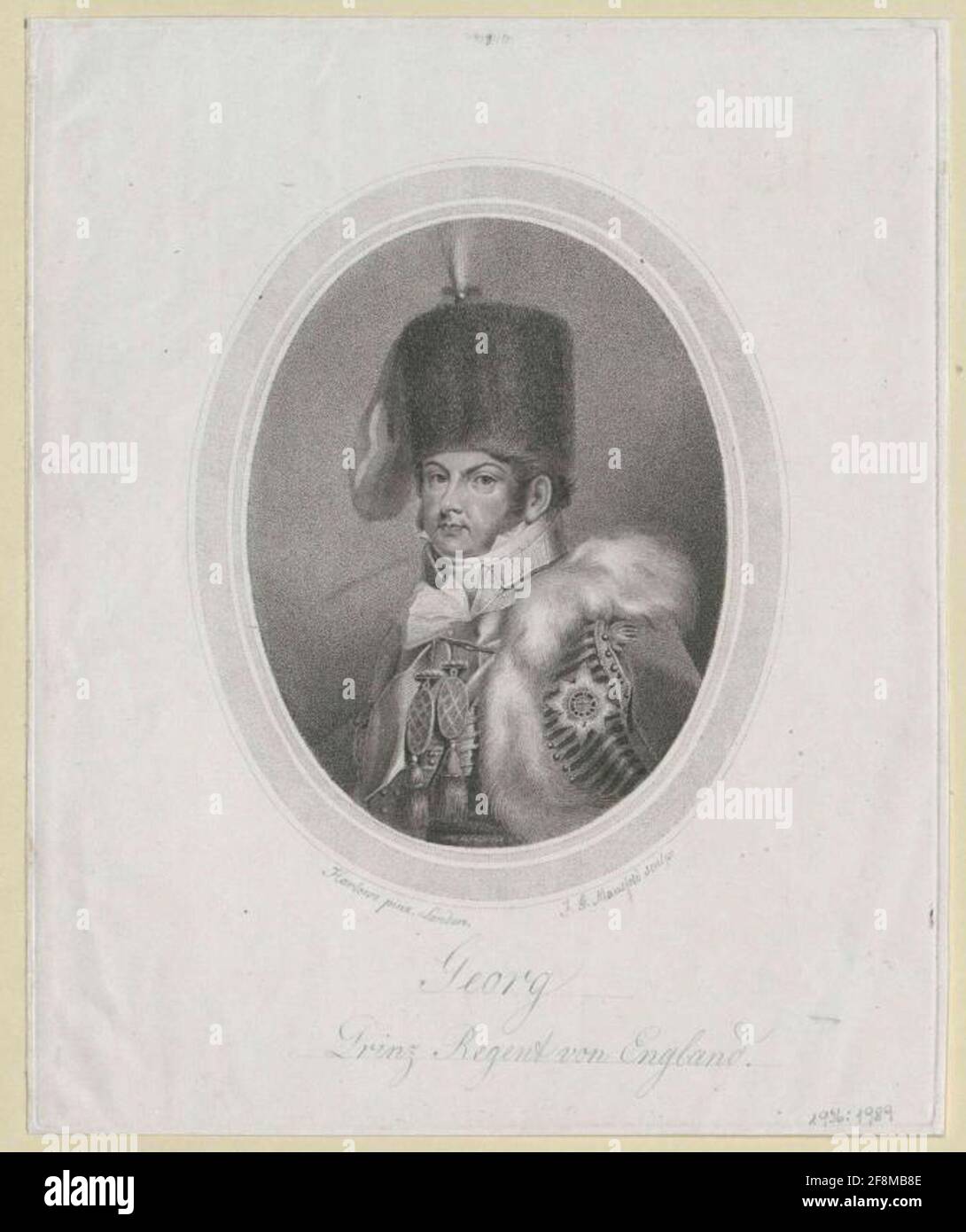 Georg IV., King of England Stock Photo - Alamy