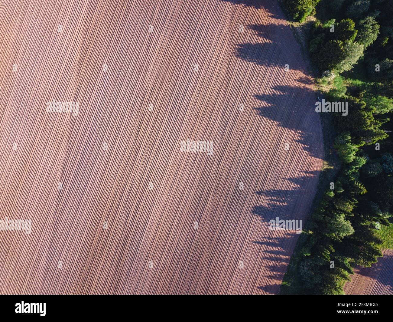 Farming field drone view hi-res stock photography and images - Alamy