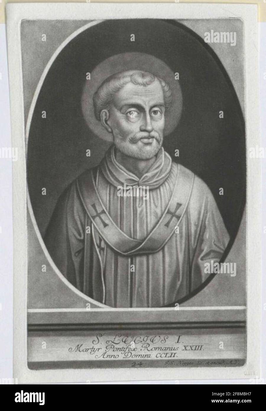 Lucius I., pope Stock Photo - Alamy