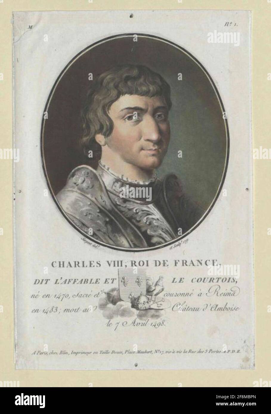 Karl Viii., King of France Stock Photo - Alamy