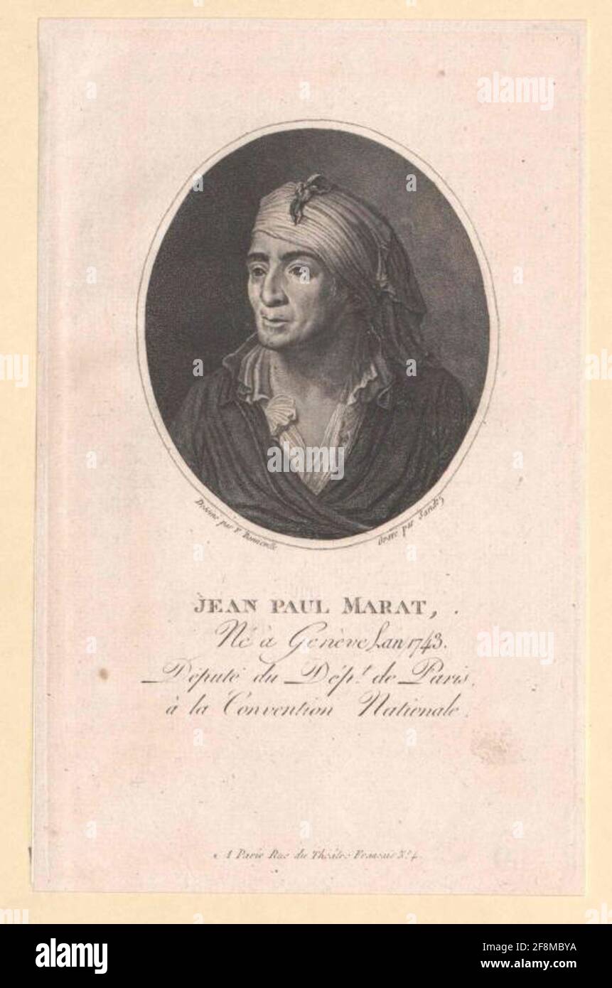 Marat, Jean Paul Stock Photo - Alamy
