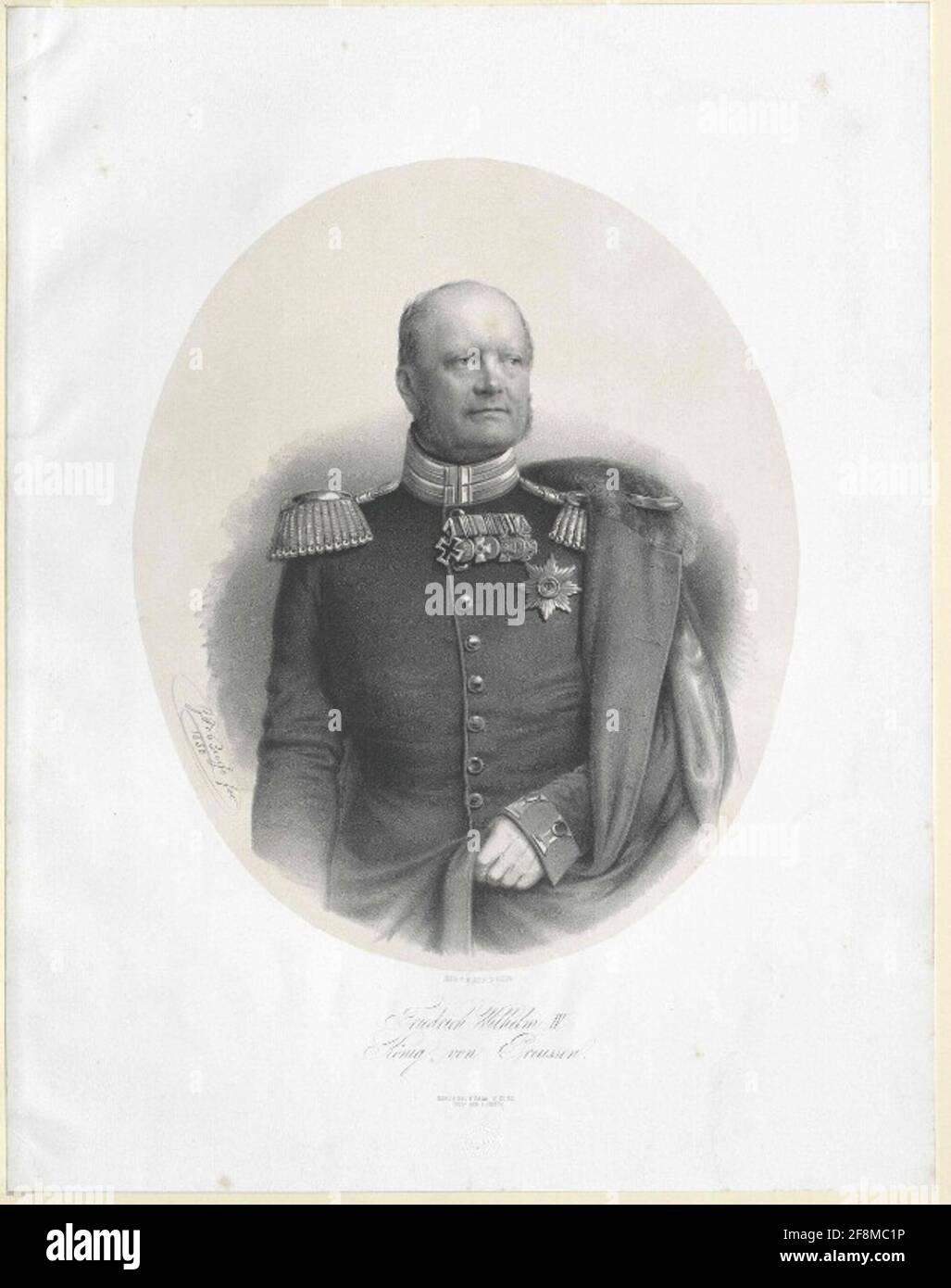 Friedrich Wilhelm IV., King of Prussia Stock Photo - Alamy