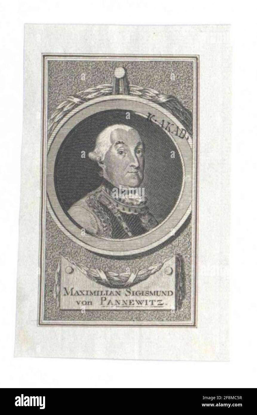 Pannwitz, Maximilian Siegmund of Stock Photo - Alamy