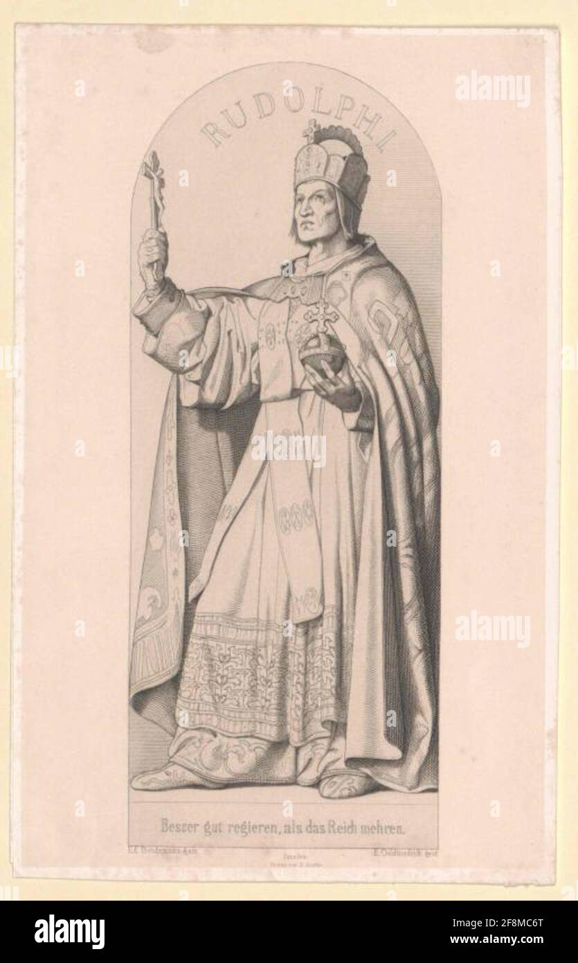 Rudolf I of Habsburg, King Stock Photo - Alamy