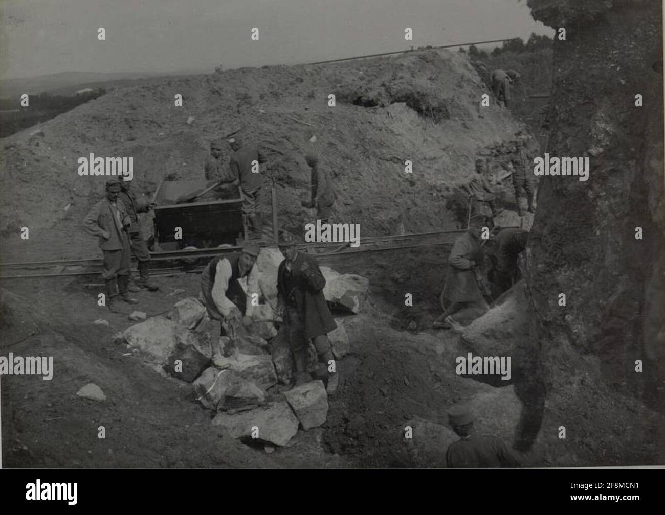 Quarry in military operation Stock Photo - Alamy