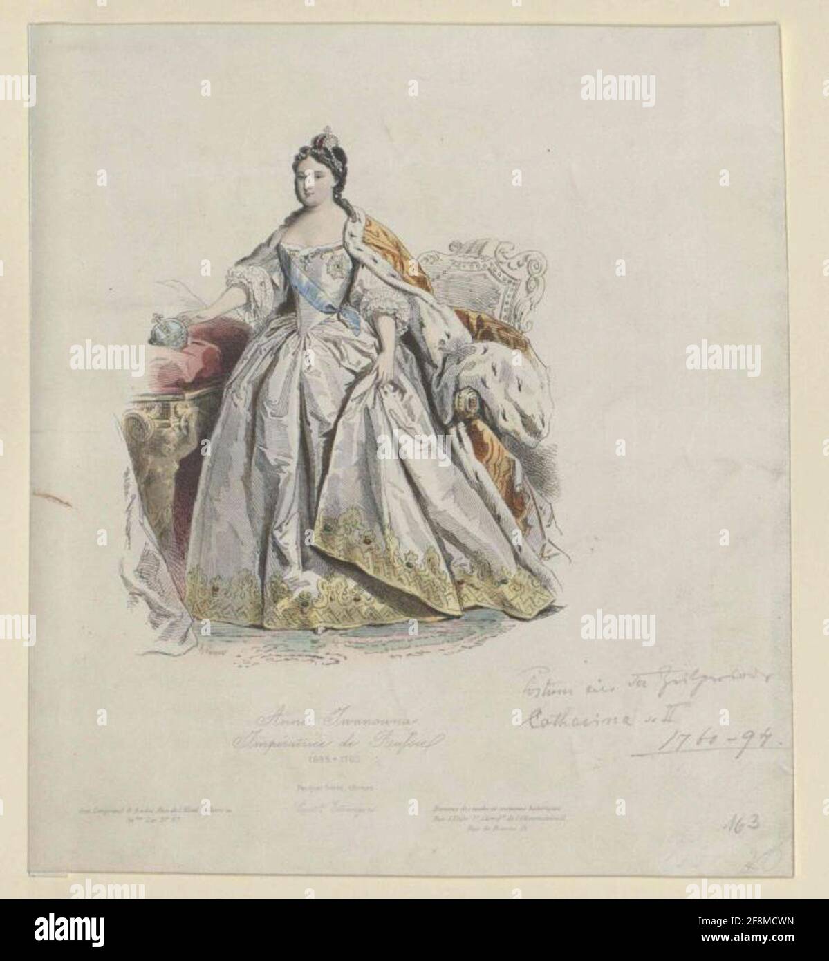 Anna Ivanovna, Empress of Russia Stock Photo - Alamy