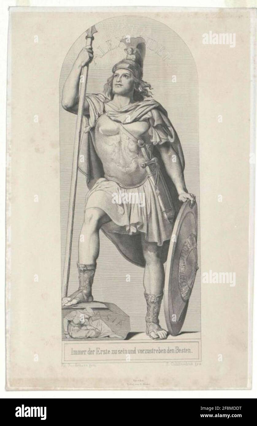 Alexander the Great, King of Macedonia Stock Photo - Alamy