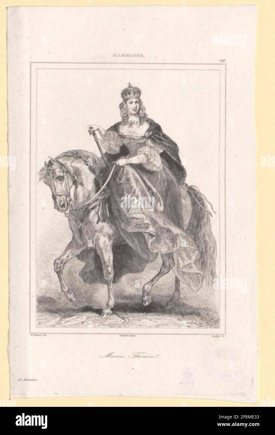 Maria Theresia, Roman-German Empress Riding Image Maria Theresias ...