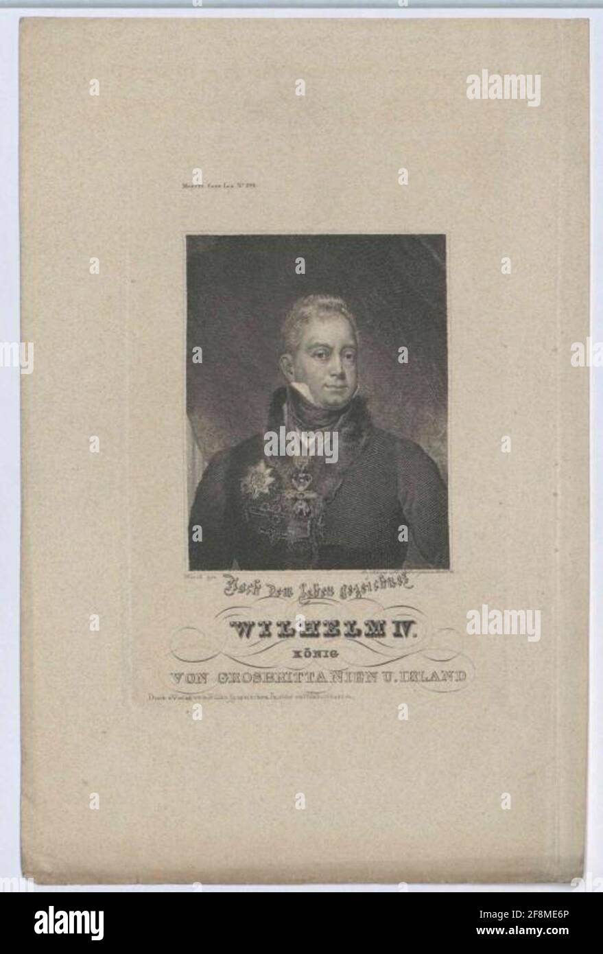 Wilhelm IV., King of England Stock Photo - Alamy