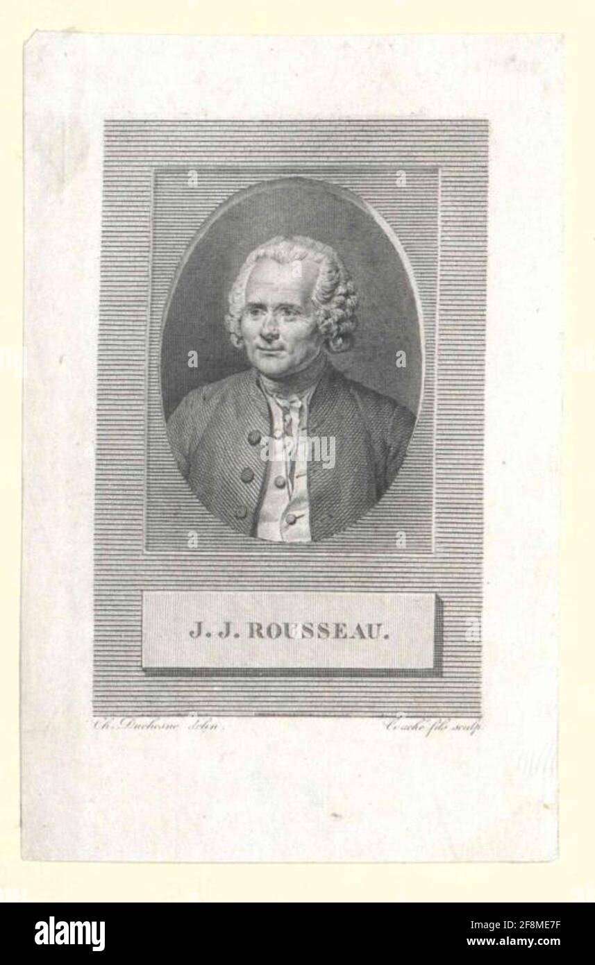 Rousseau, Jean Jacques Stock Photo - Alamy