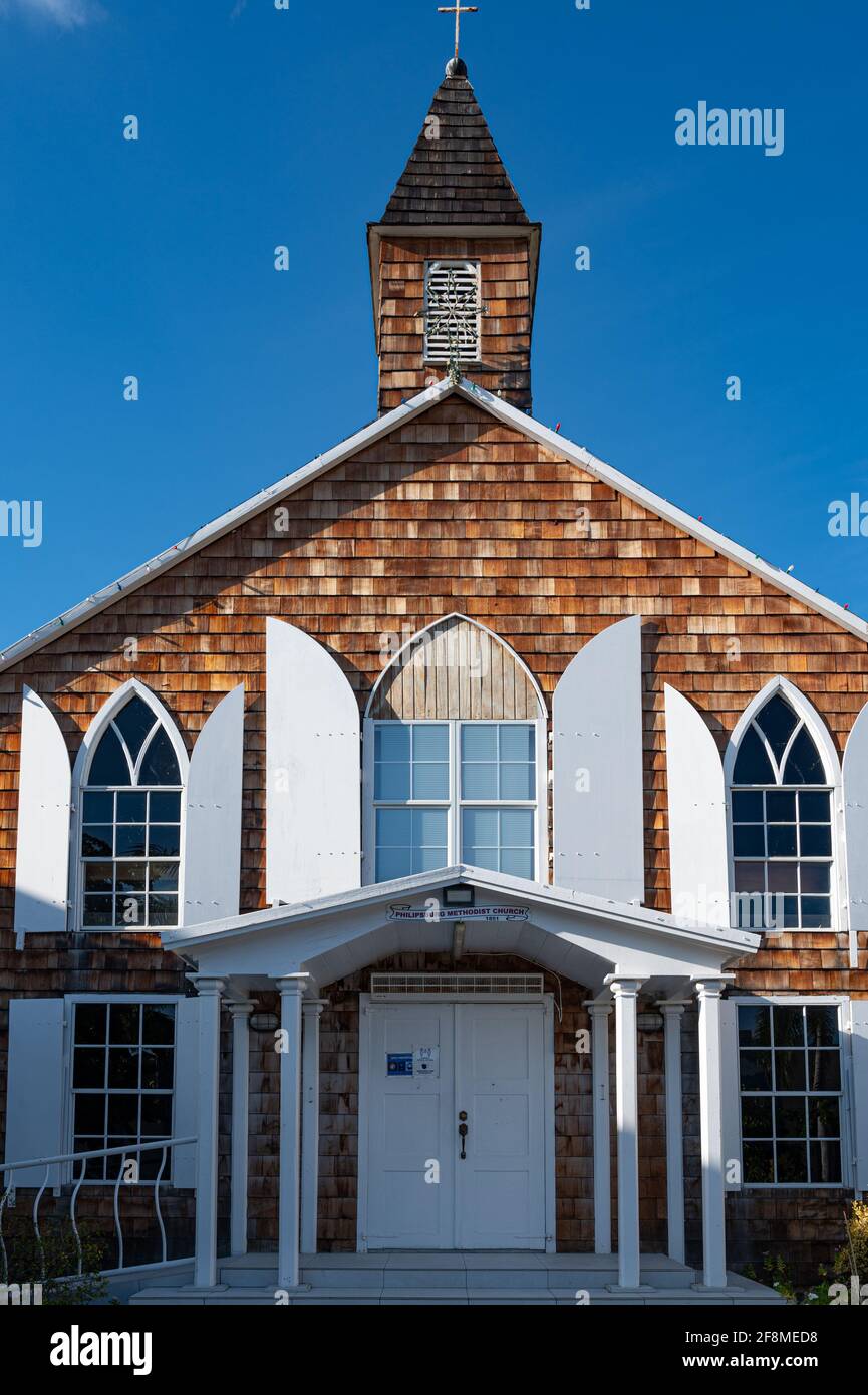 the Methodist Church in Philipsburg, the capital of Dutch Sint Maarten ...