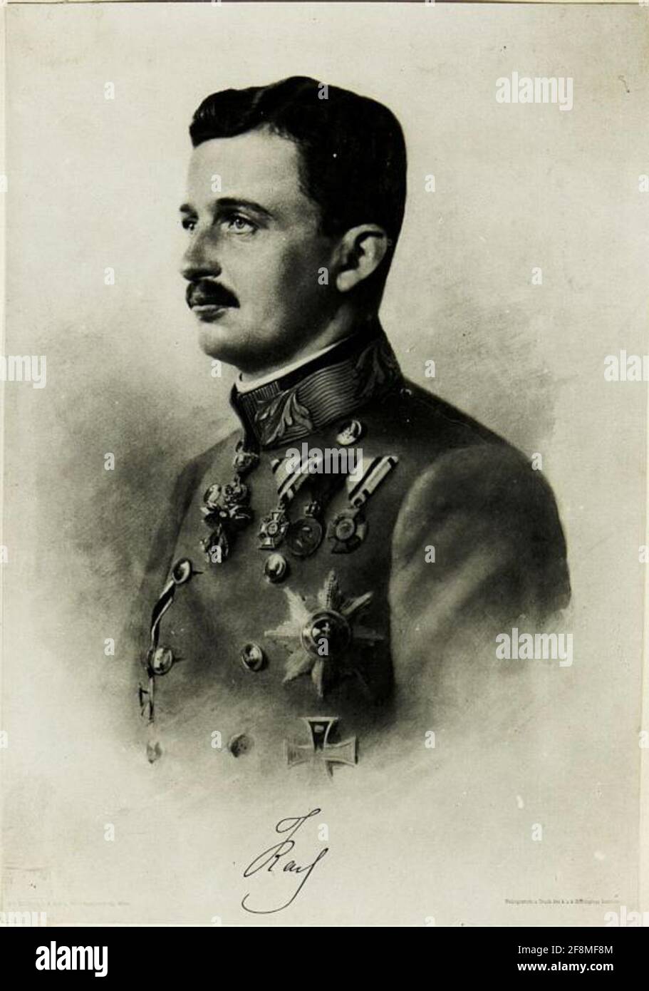 Sr.Majesty Kaiser Karl. (Reproduction Stock Photo - Alamy