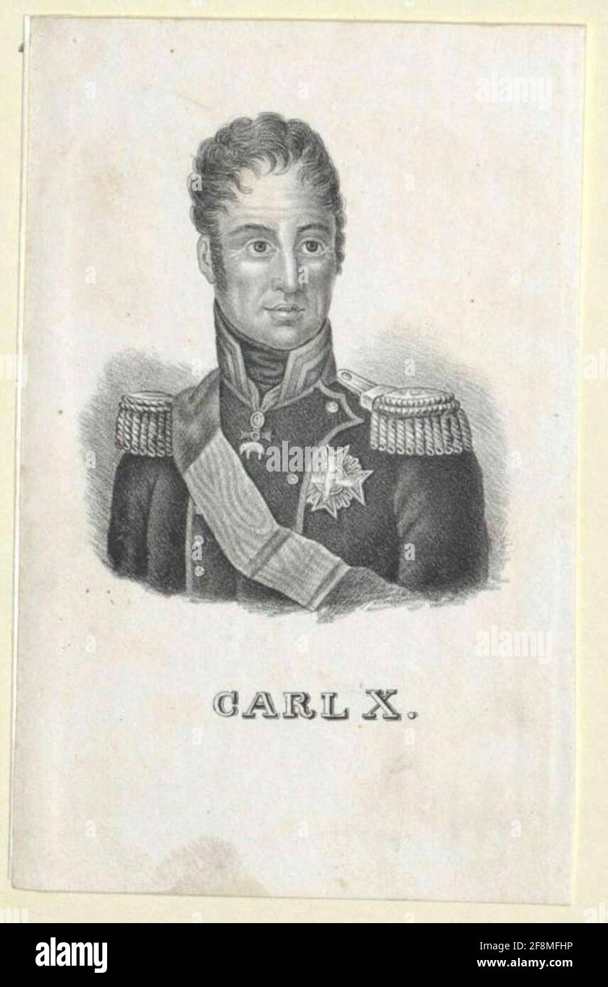 Charles X., King of France Stock Photo - Alamy