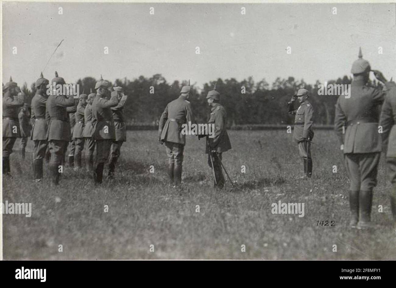 Front visits high commanding officers and the monarchs on the Russian ...