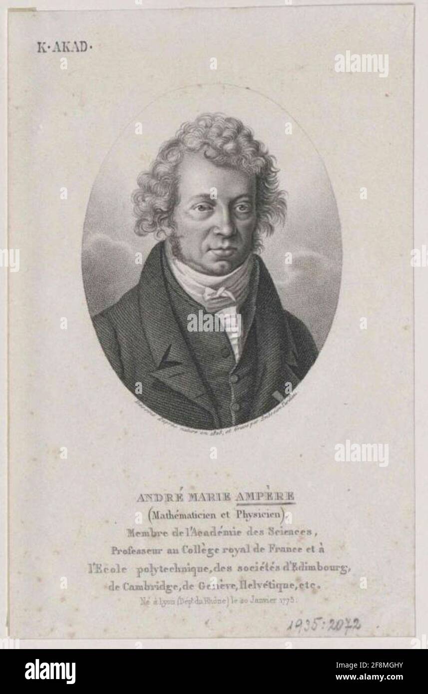 Ampere andre marie hi-res stock photography and images - Alamy