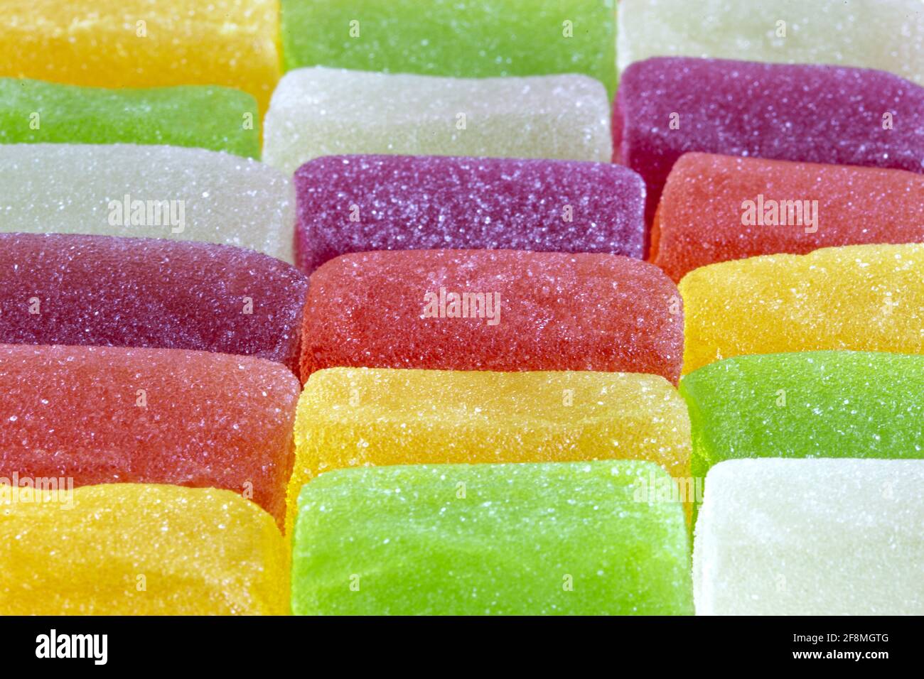 Macro colorful gummy jelly candy Stock Photo - Alamy